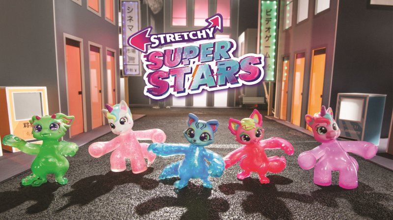 „Stretchy Legends“, „Stretchy Superstars“ und „Magic Slime Monster“ von ...